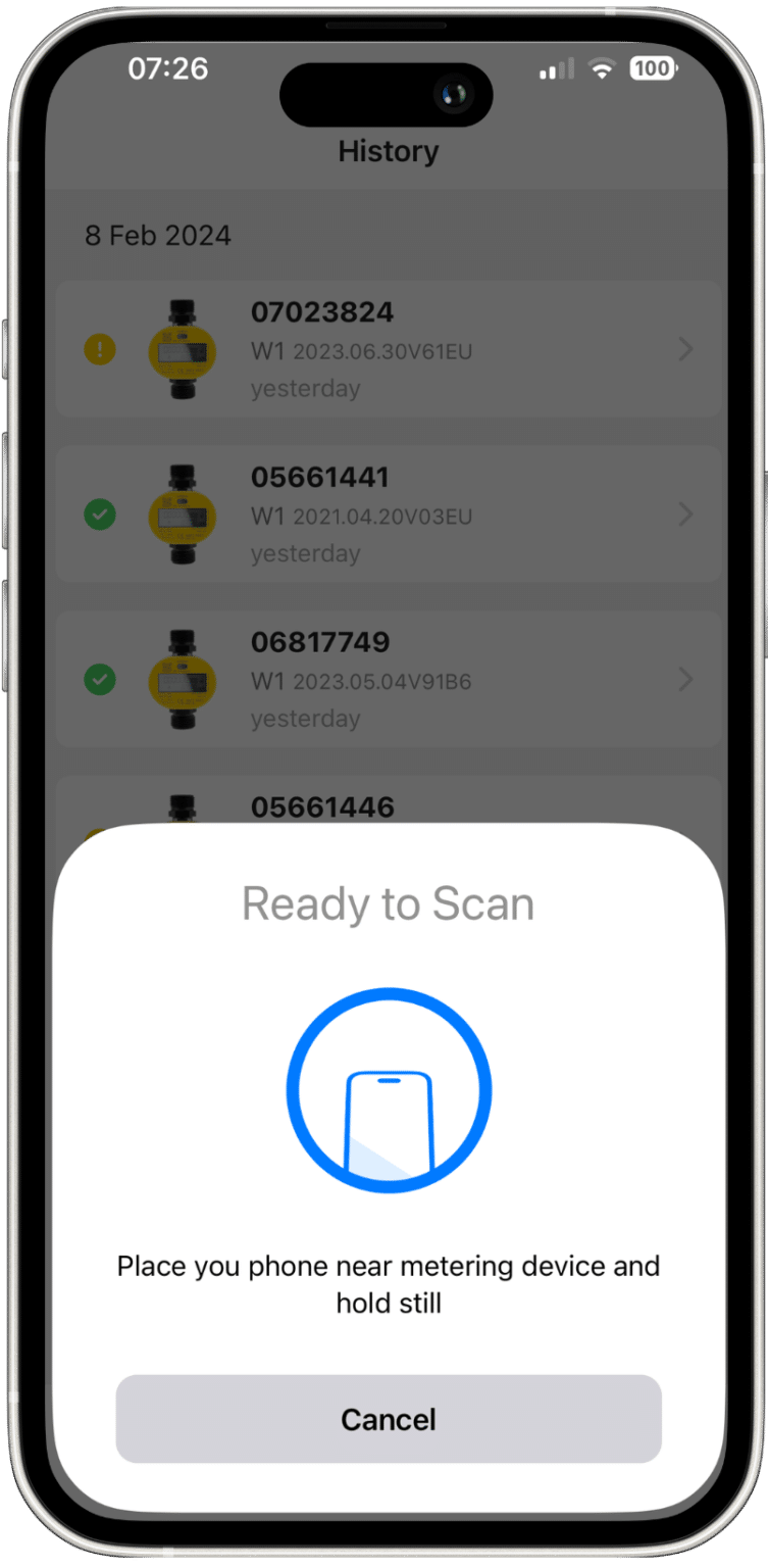 Axilink - Mobile App for Confirming a Successful Water Meter Installation